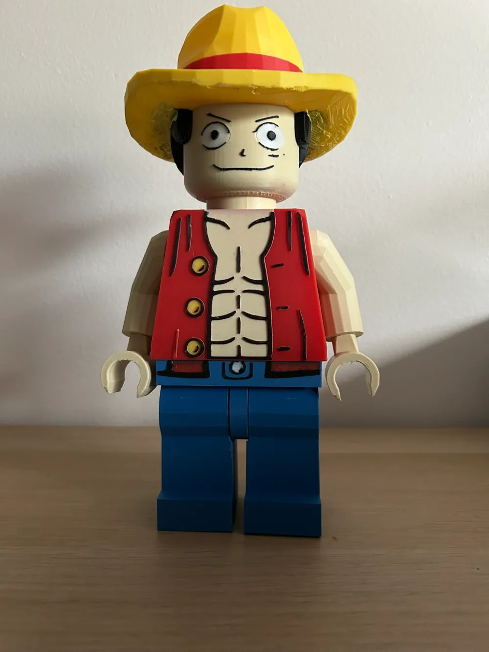 Monkey D Luffy* Big Brick* 500% Scale* - Free 3D Print Model - MakerWorld