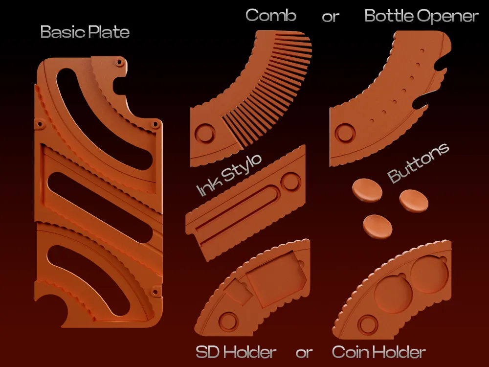 Modular Sliding System | CMF Phone 1 by w1utree - MakerWorld