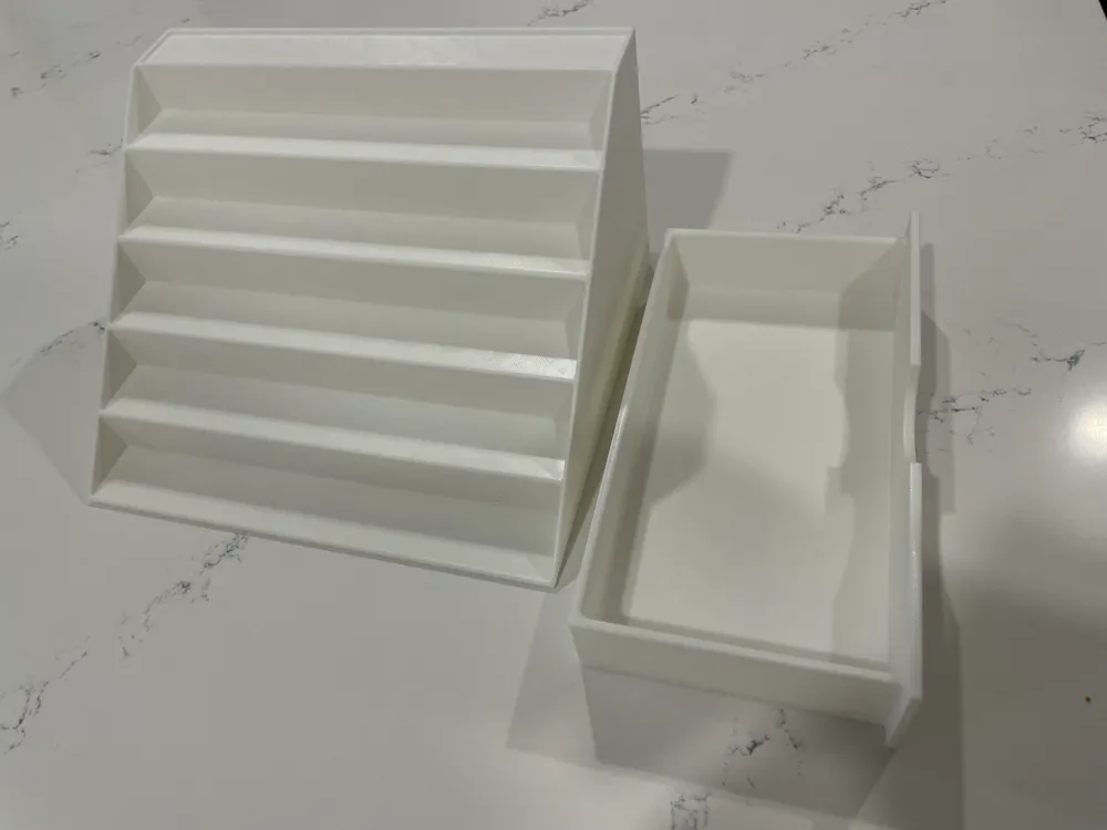 Display stand with drawer by RG3D MakerWorld: Download Free 3D Models