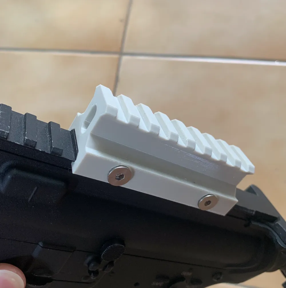 85mm Long Picatinny Rail - 23mm Riser by 月圓 - MakerWorld