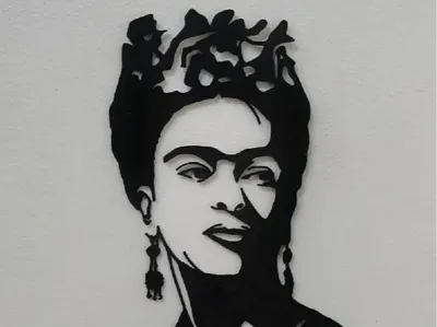 Frida - Silhouette – Kostenloses 3D-Druckmodell – MakerWorld