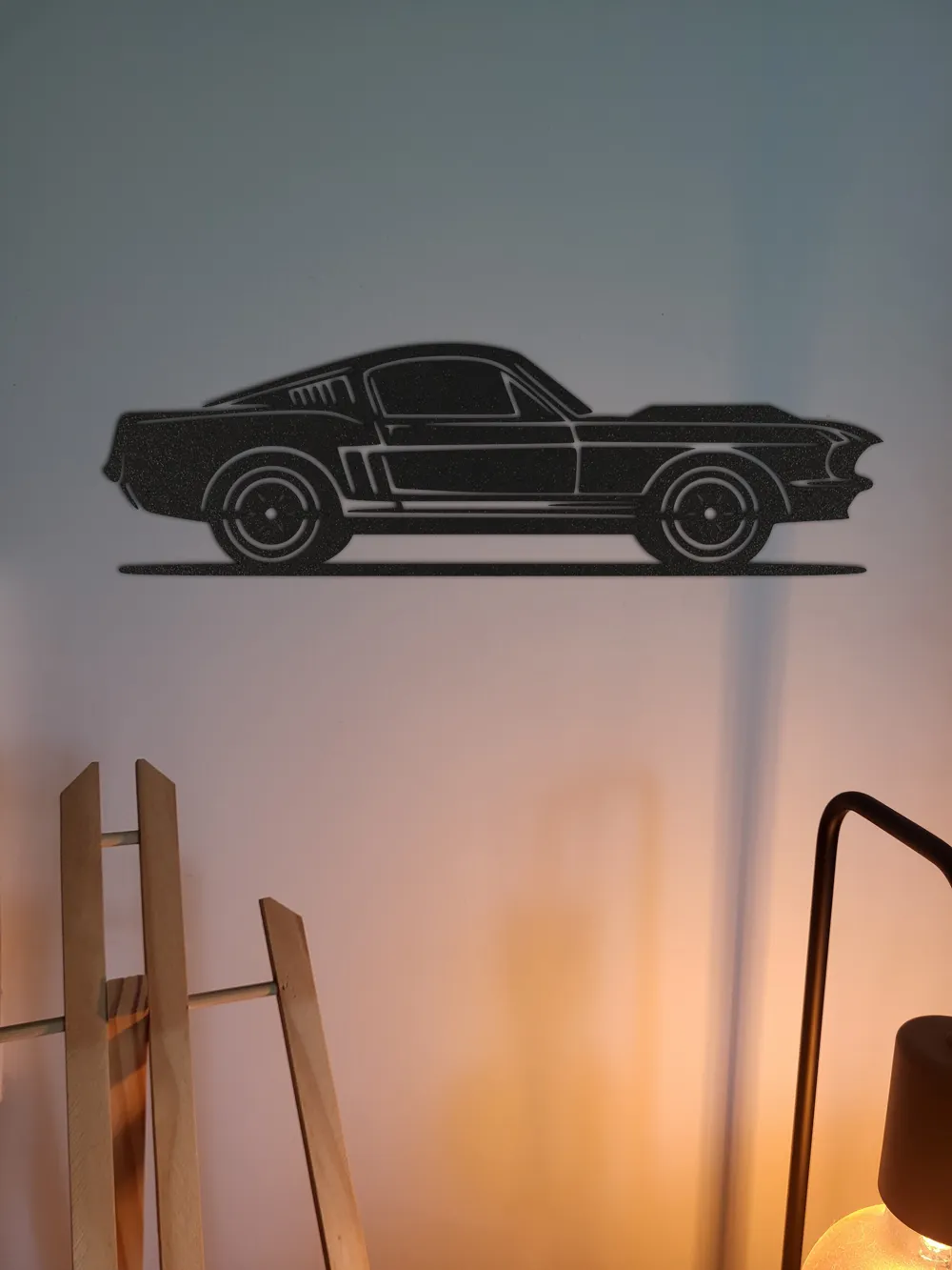 FORD MUSTANG VINTAGE - 2D WALL ART #4 by 3DPrintOnPoint MakerWorld ...