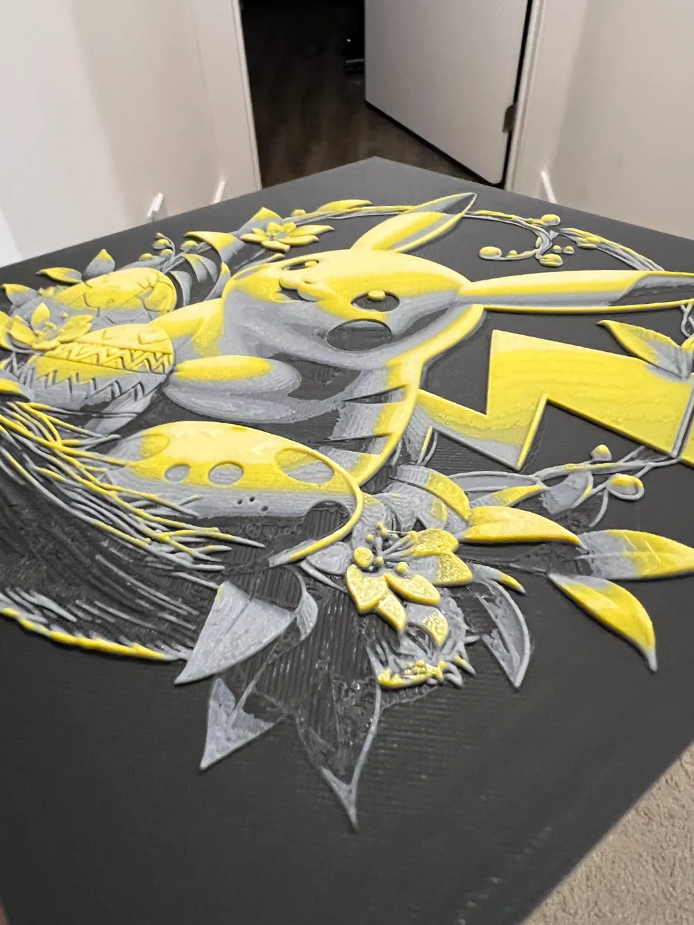 Easter Basket Pikachu Art Hueforge by RP47 - MakerWorld