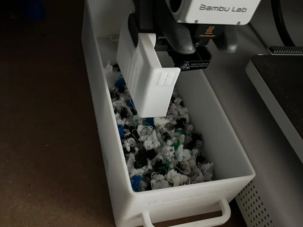 Bambu Lab A1 Caja para Desechos y Bloques de Purga Multicolor - Modelo ...