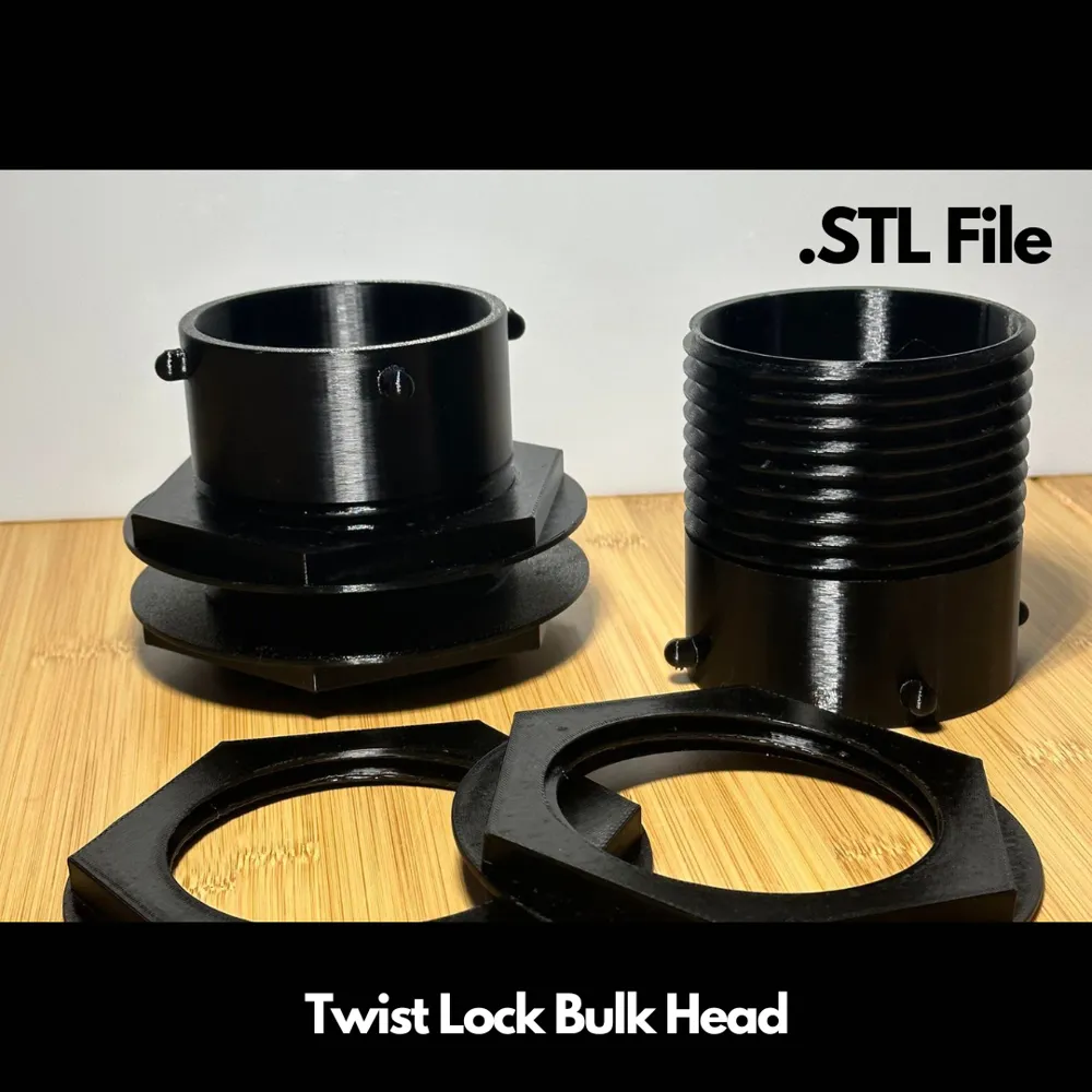 Twist Lock Camco RV Bulkhead adapter by monkizzle - MakerWorld