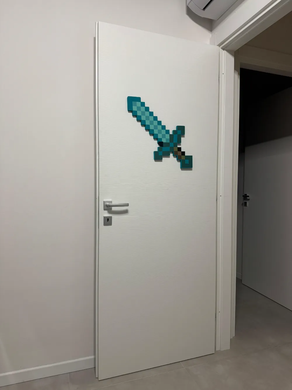 Minecraft Sword Hanger by Neris MakerWorld: Download Free 3D Models