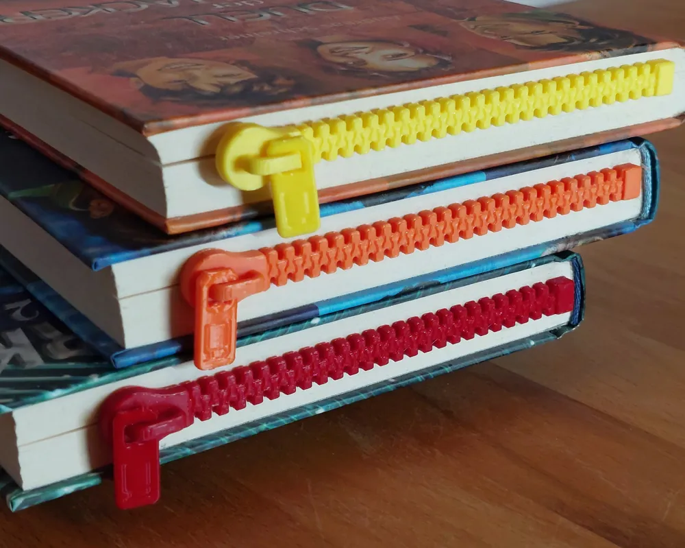 Zipper Bookmark - Free 3D Print Model - MakerWorld
