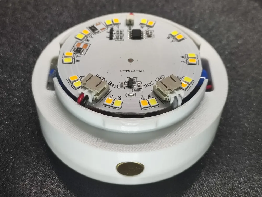 Rechargeable touch-controlled ambient light base with Type-C port ...