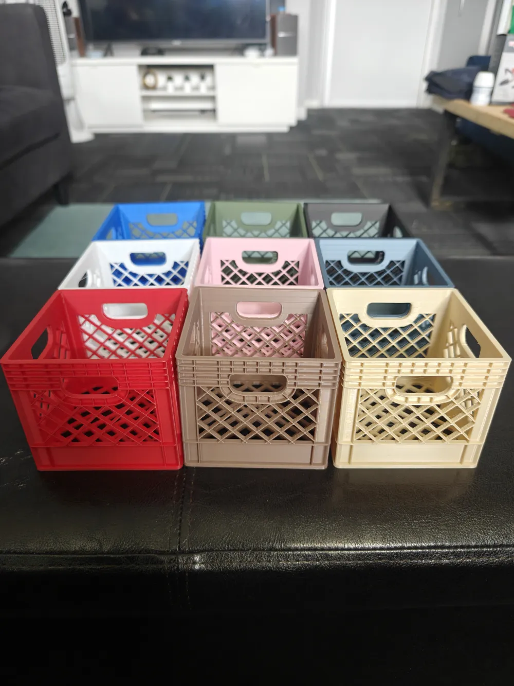 Mini Milk Crate with Bottles by Rahim MakerWorld: Download Free 3D Models