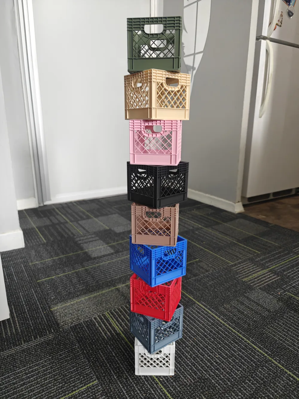 Mini Milk Crate with Bottles - Free 3D Print Model - MakerWorld