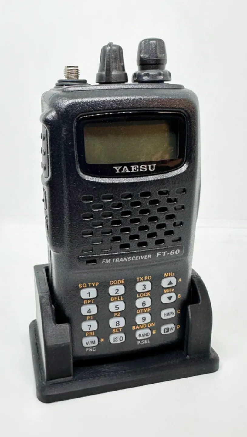 Yaesu FT-60 Radio Stand by IncompleteSaint - MakerWorld