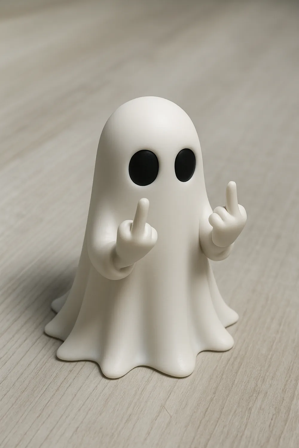 Middle Finger Ghost by Creative Art MakerWorld: Download Free 3D Models