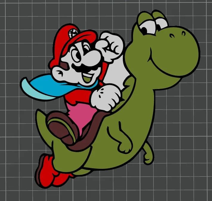 Super Mario and Yoshi by Ben - MakerWorld