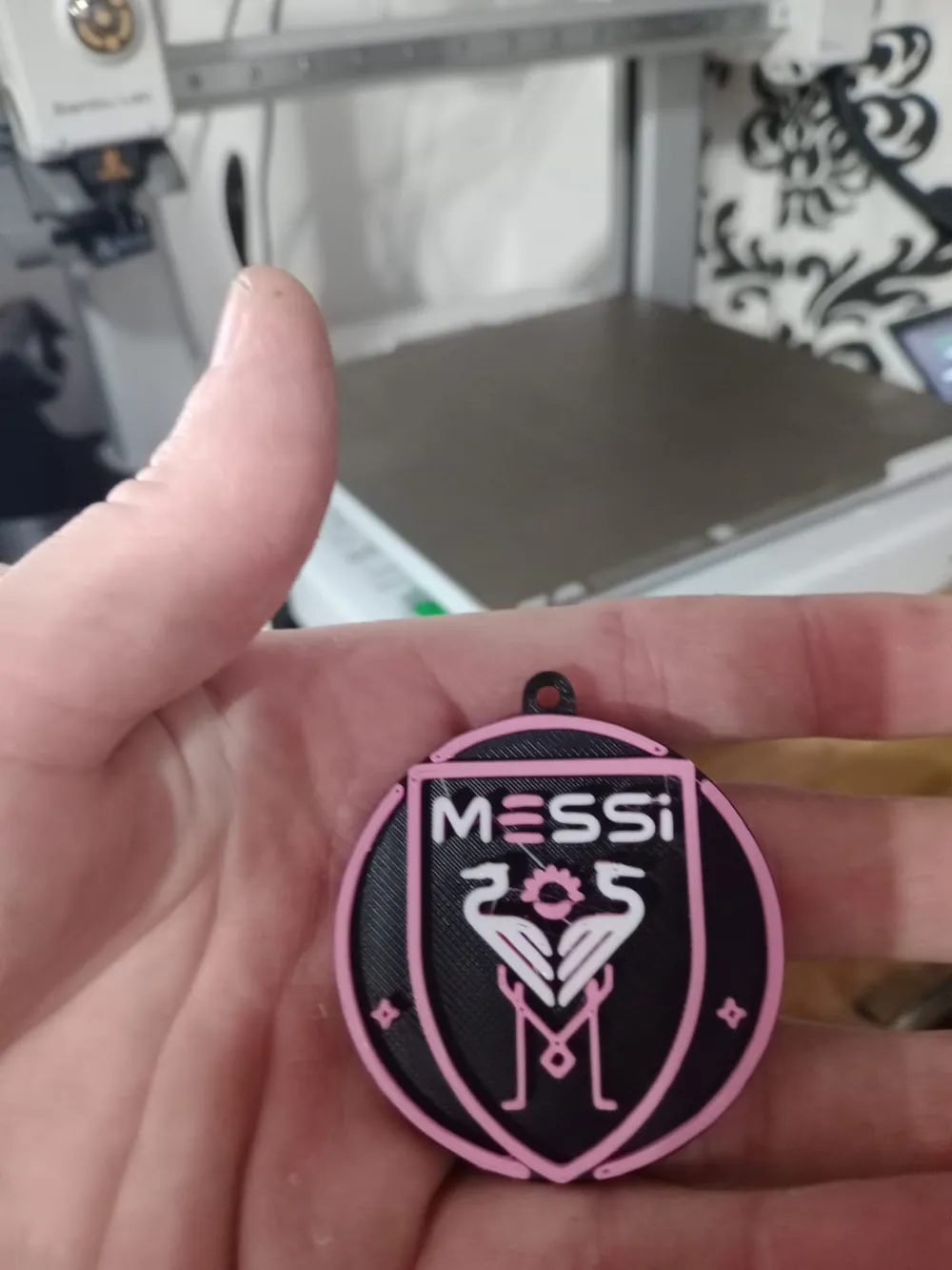 Inter/Messi Keychain by Rodrigo Diaz MakerWorld: Download Free 3D Models