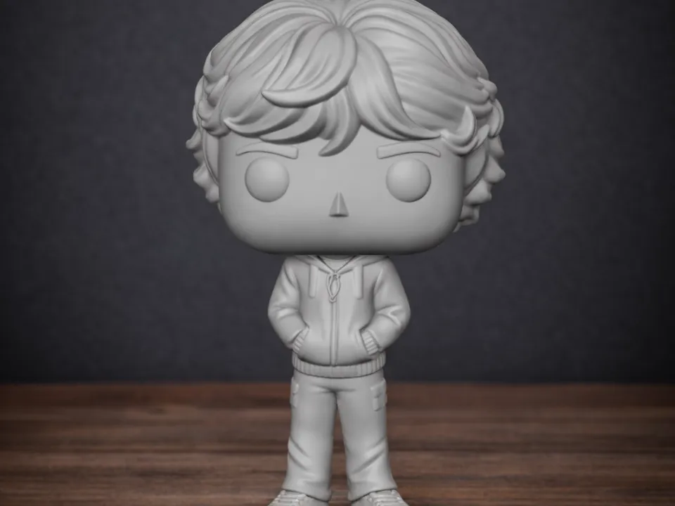 Stranger Things Mike Wheeler Figura Chibi - Modelo gratuito para ...