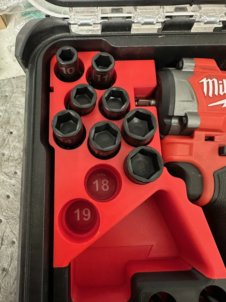 Milwaukee m12 3/8 & 1/2 stubby impact gen 3 - Free 3D Print Model ...