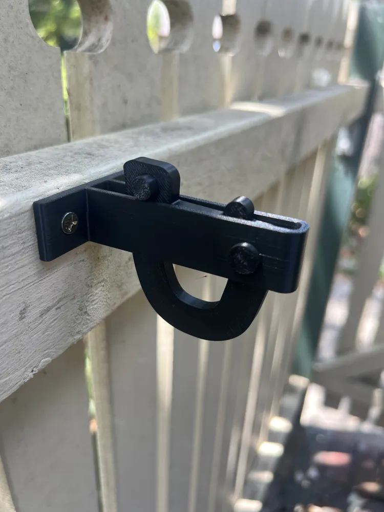 Gate Latch - Free 3D Print Model - MakerWorld