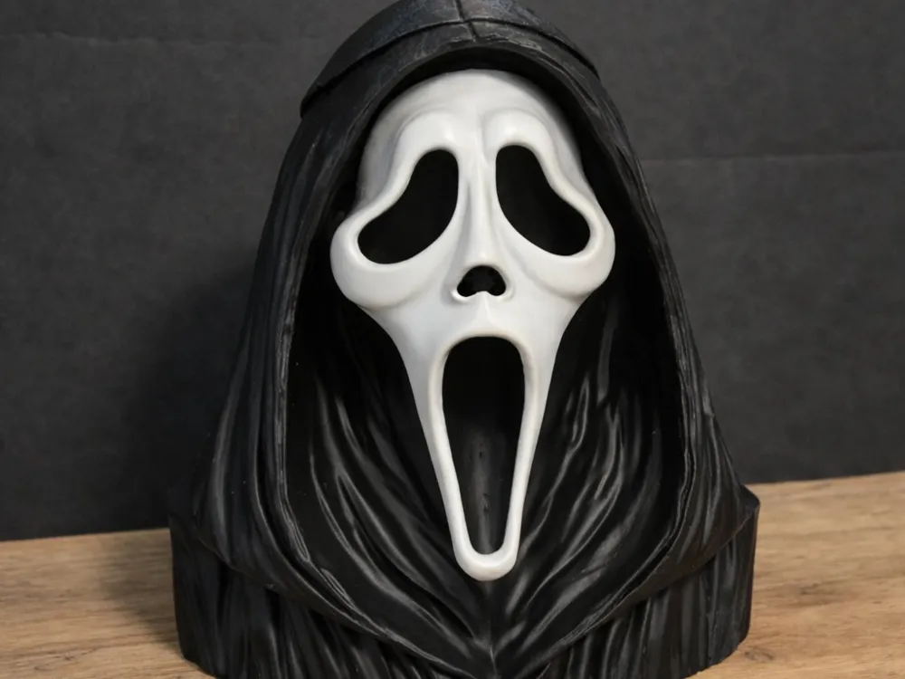 Scream Ghostface Popcorn Bucket - Free 3D Print Model - MakerWorld