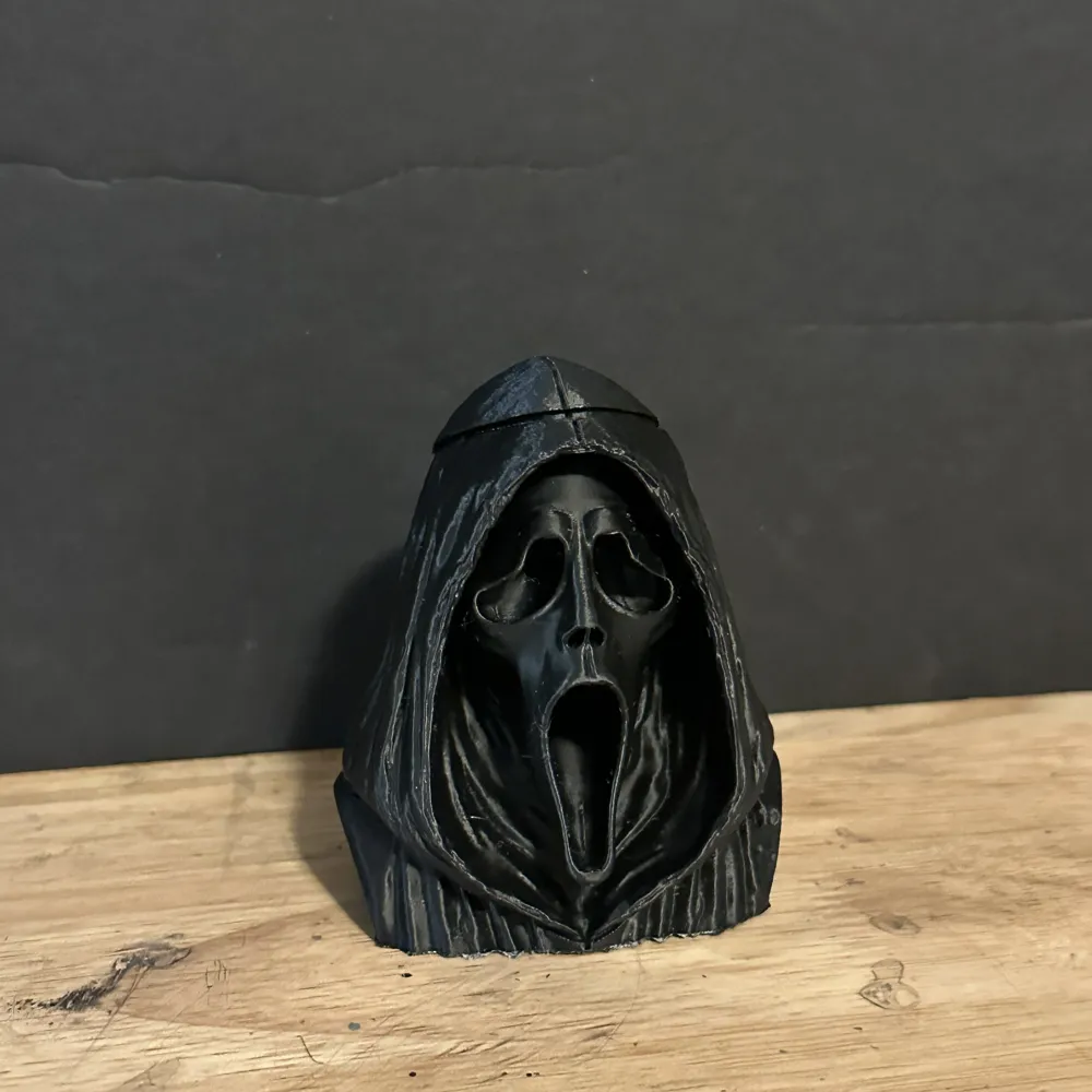 Scream Ghostface Popcorn Bucket - Free 3D Print Model - MakerWorld
