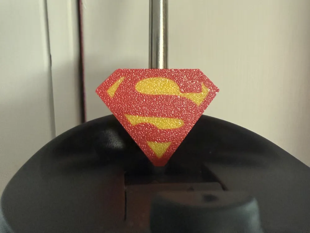 Superman Straw topper by Necro_Nebula MakerWorld: Download Free 3D Models