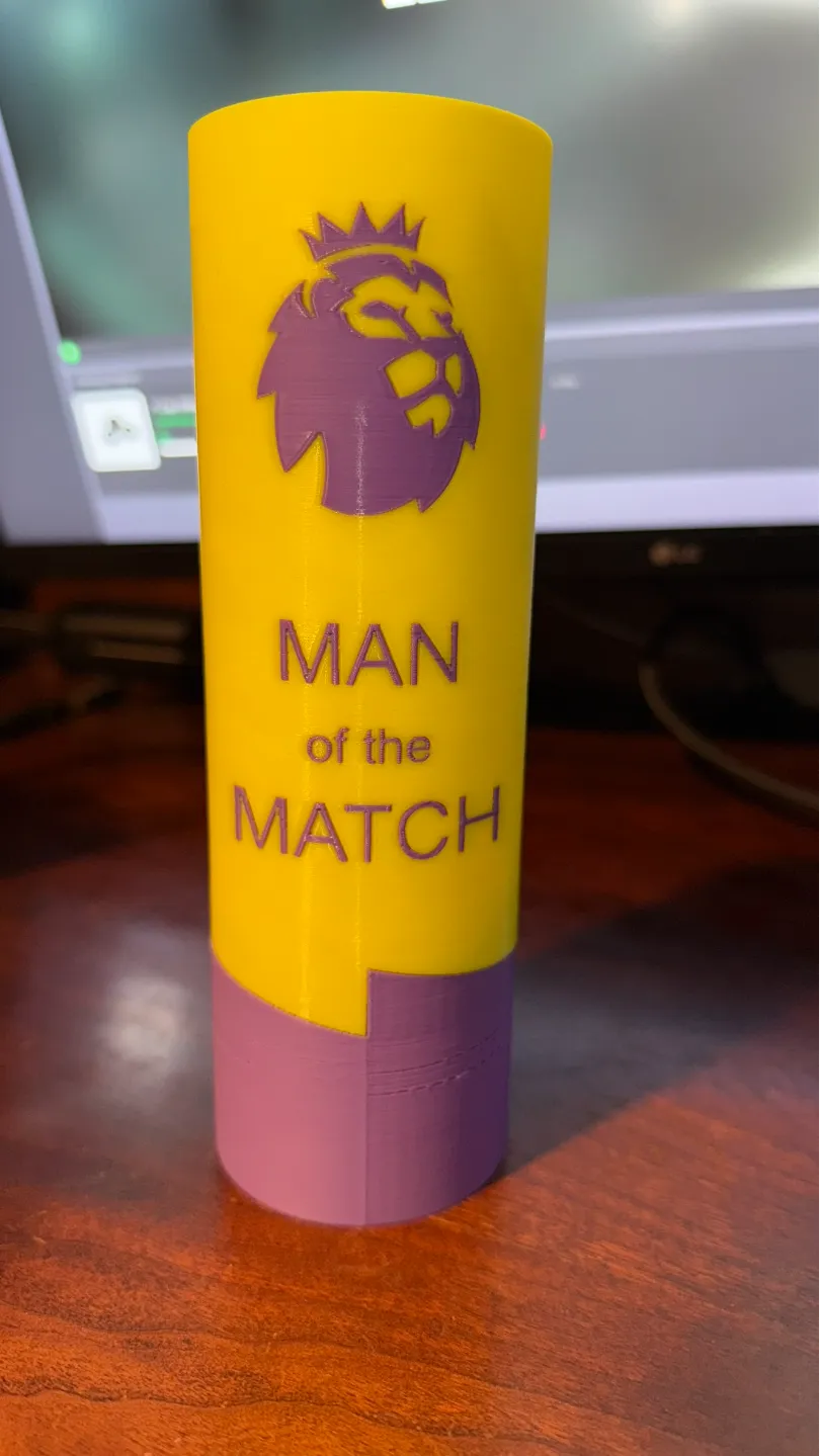 Premiere League Man of the Match Trophy - Free 3D Print Model - MakerWorld