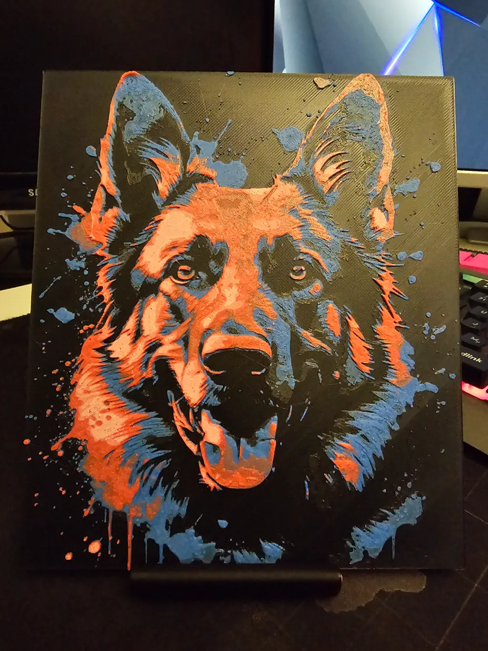 German Shepherd - HueForge by Think3D - MakerWorld