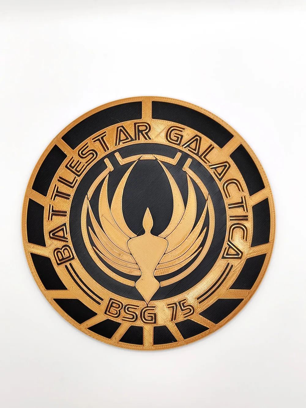 BSG Battlestar Galactica Group Badge by Spin3D MakerWorld: Download ...