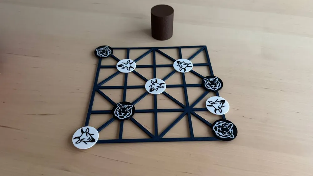 Bagh Chal (The Devil's Plan) by Sandee Bee MakerWorld: Download Free 3D ...