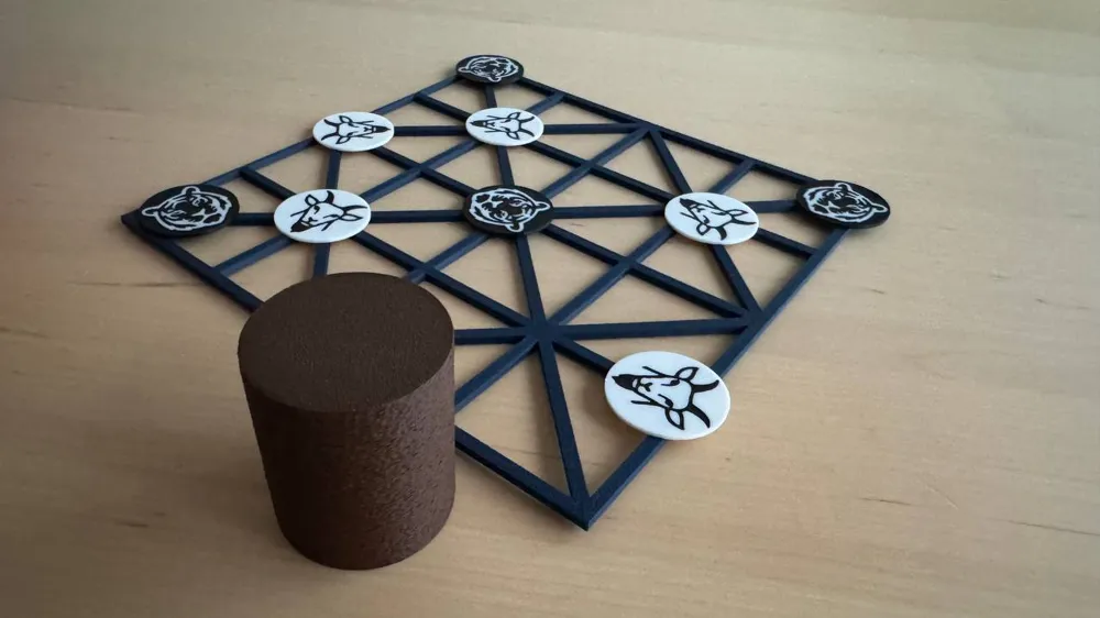 Bagh Chal (The Devil's Plan) by Sandee Bee MakerWorld: Download Free 3D ...