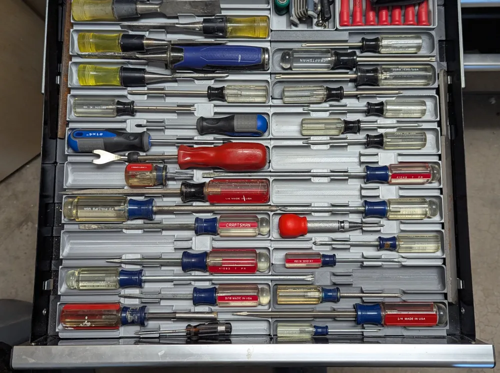 Gridfinity Screwdriver Organization Tray by shizeon MakerWorld ...