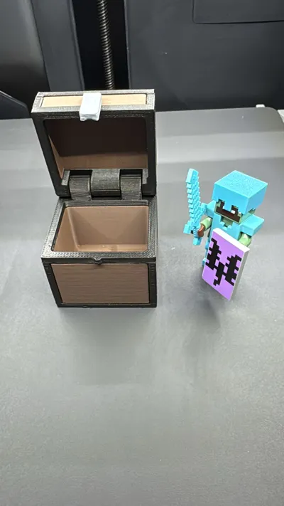 Cofre modular de Minecraft - No se necesita AMS Remezclado por Timbo McFly MakerWorld: Descarga ...