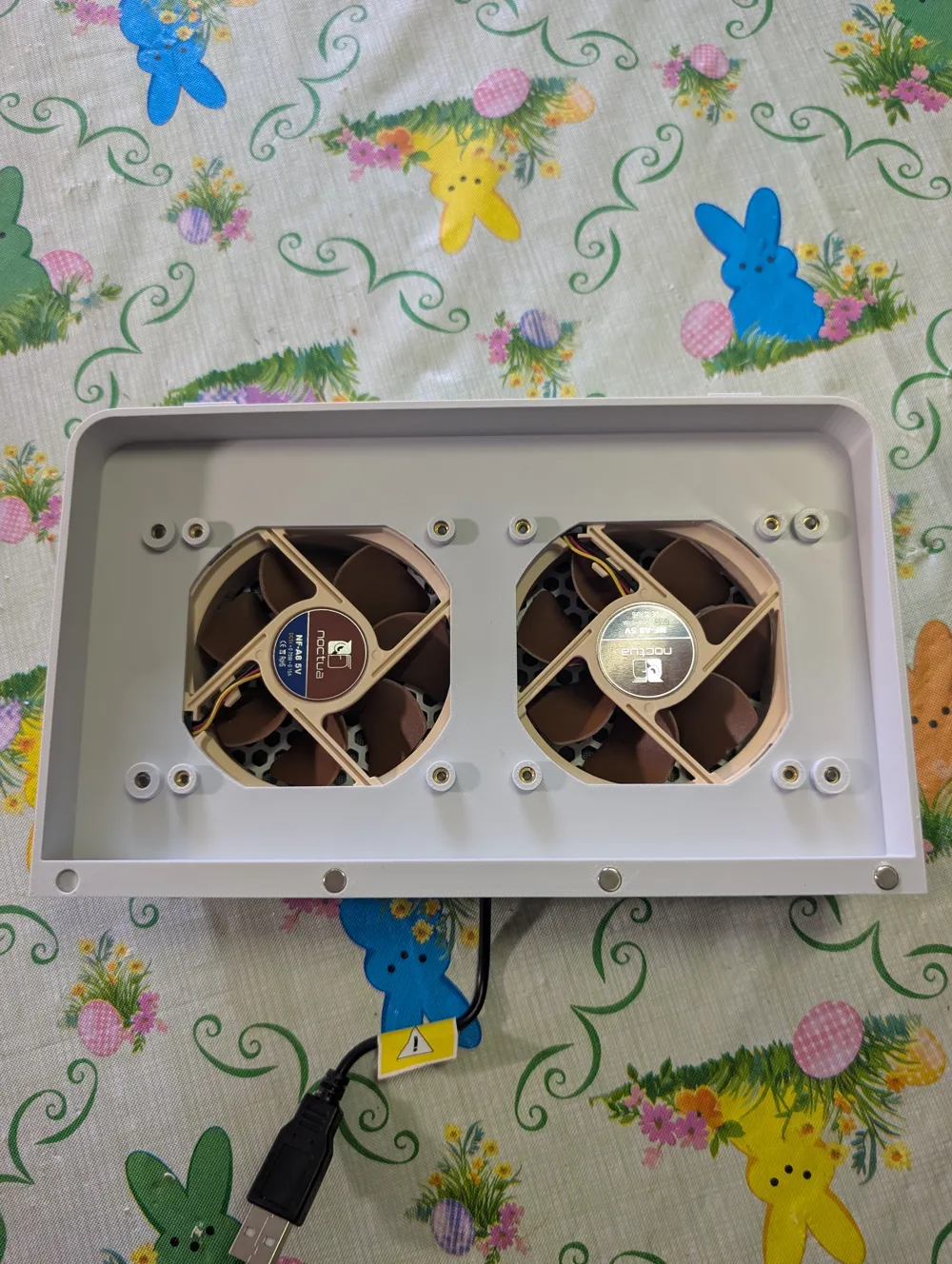 Jonsbo N3 Front Dual 5V Noctua Fan Cover - Free 3D Print Model - MakerWorld