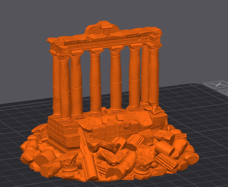 Temple of Saturn - Free 3D Print Model - MakerWorld