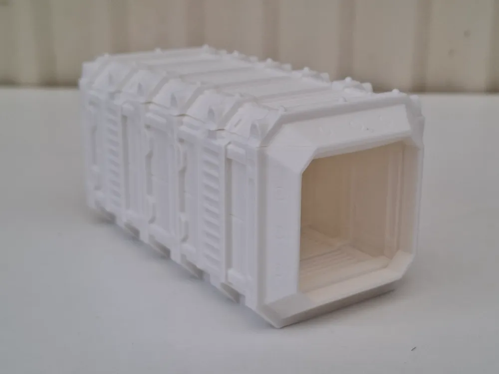 40k Shipping Container - Open - Free 3D Print Model - MakerWorld