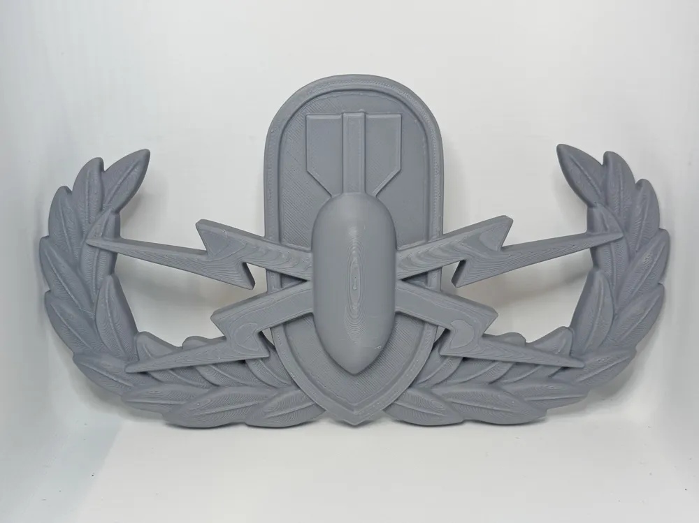 Explosive Ordnance Disposal (EOD) Badge Plaque - Free 3D Print Model ...