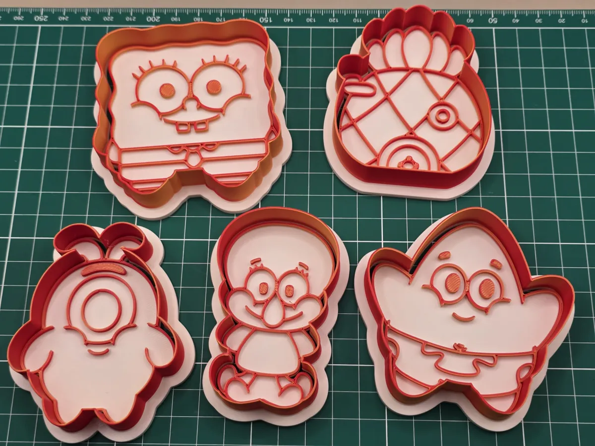 Ensemble de coupe-biscuits Bob l'éponge - Modèle d'Impression 3D ...