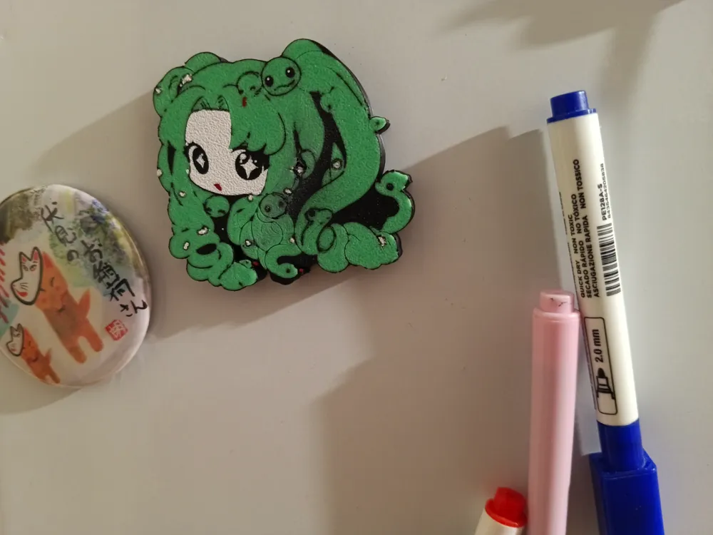 Medusa Magnet – A Tribute to Ancient Greece by Roffolo MakerWorld: Download Free 3D Models