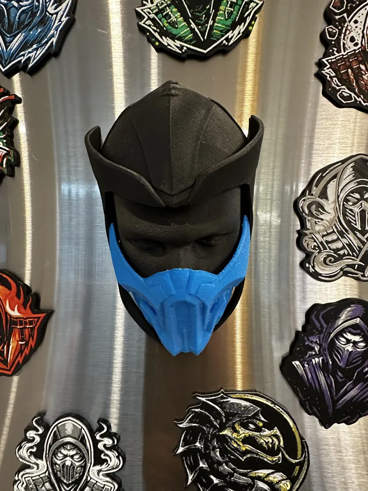 Mortal Kombat Sub Zero - magnetic head by ShQ@r.OkMakerWorld: Download ...