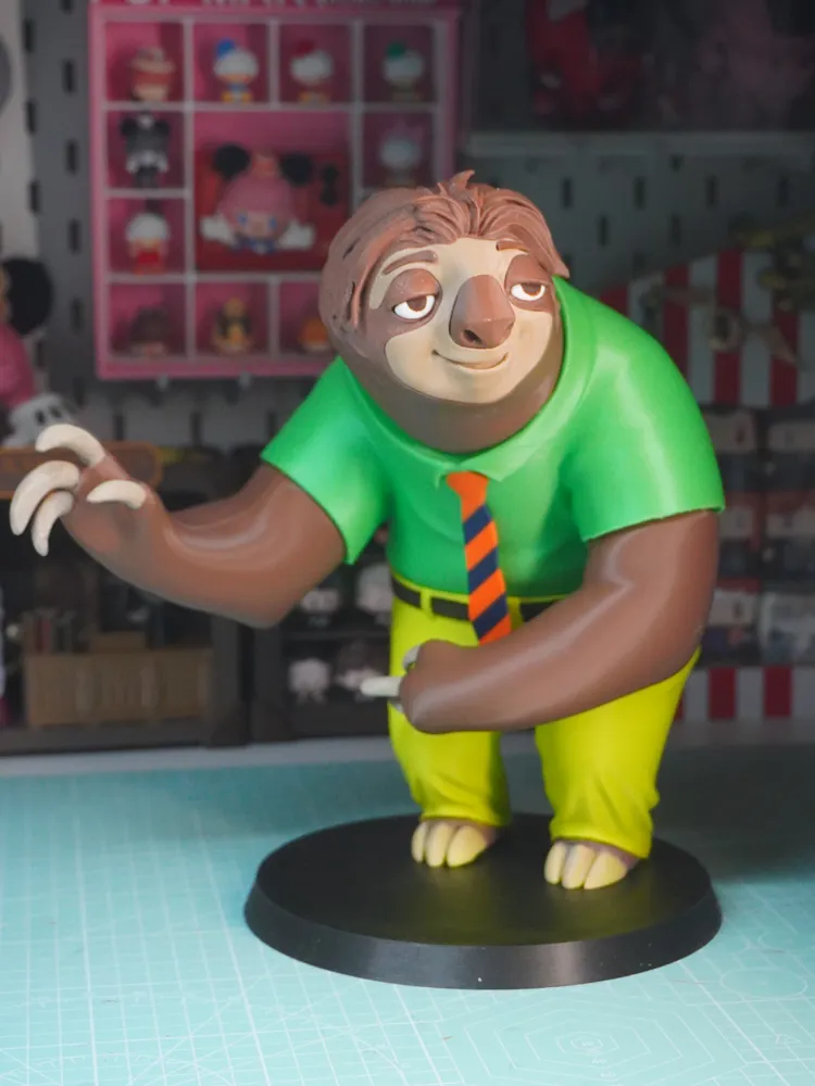 Lightning Sloth Color Separated Parts - Free 3D Print Model - MakerWorld