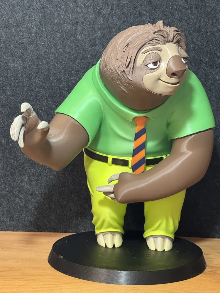 Lightning Sloth Color Separated Parts - Free 3D Print Model - MakerWorld