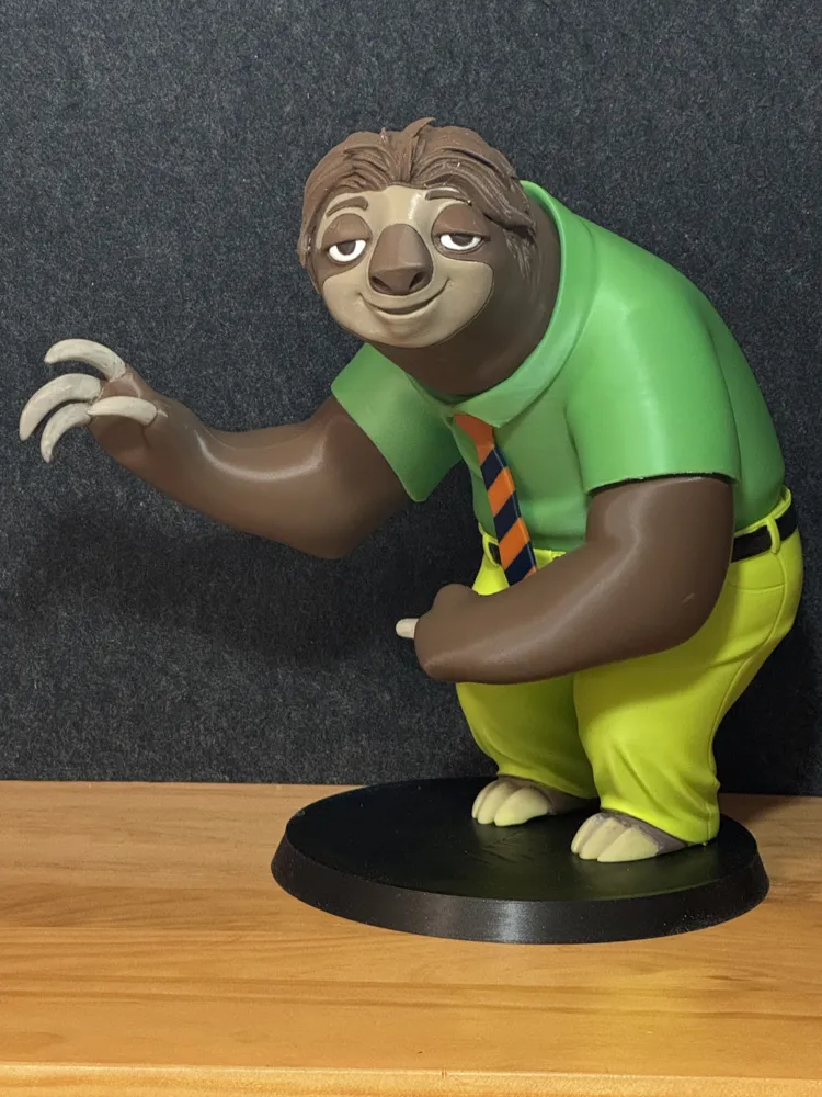 Lightning Sloth Color Separated Parts - Free 3D Print Model - MakerWorld