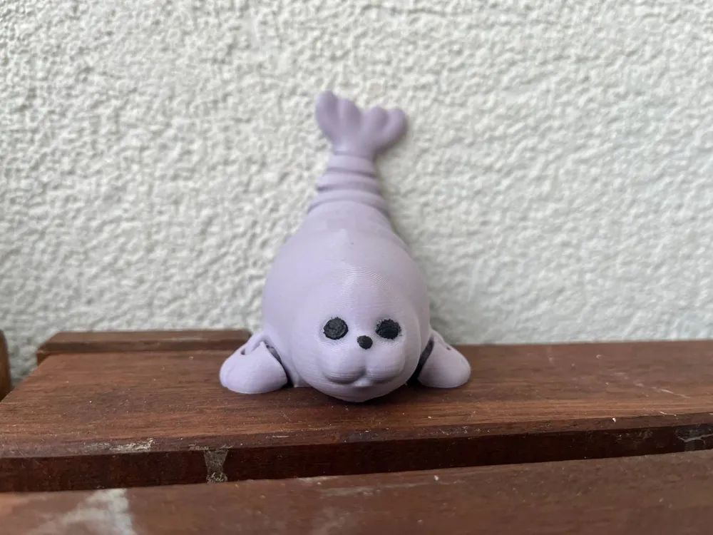 Cute Articulated (Flexi) Seal - Free 3D Print Model - MakerWorld
