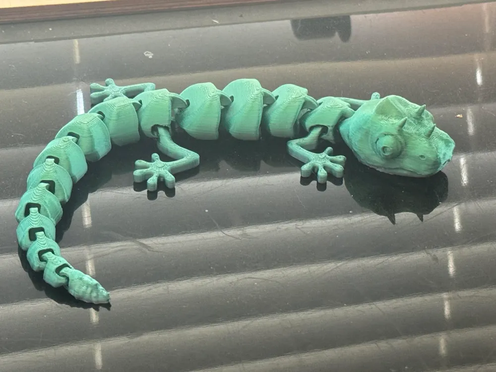 Articulated Lizard with added head-to-torso link - Free 3D Print Model ...