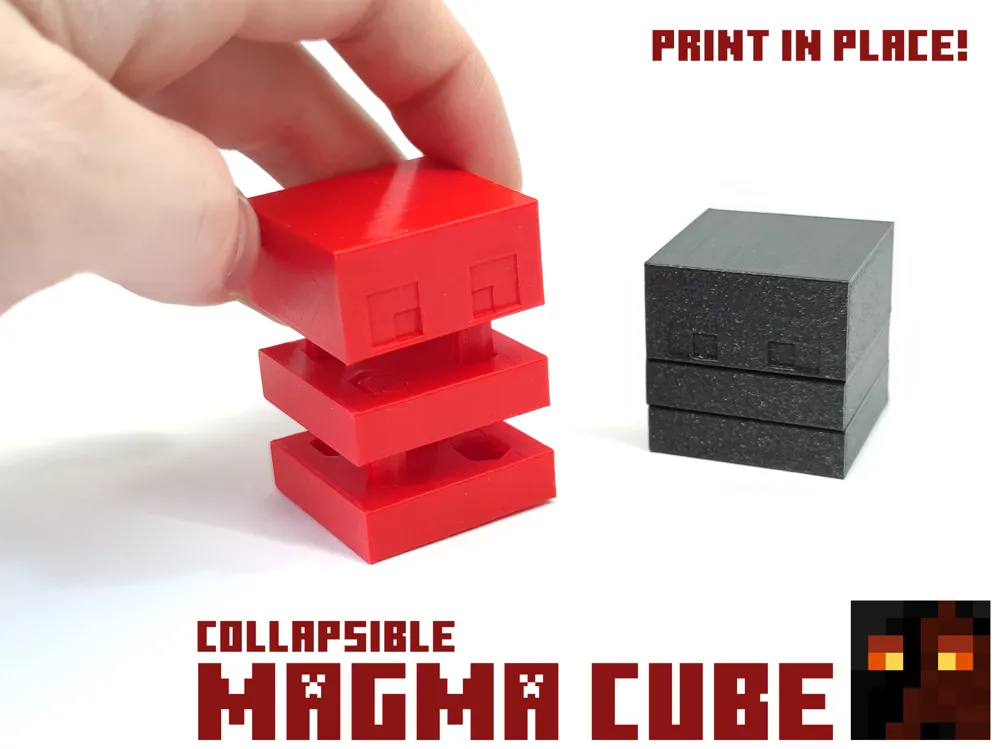 Jumping Magma Cube by Andor_Yoko - MakerWorld