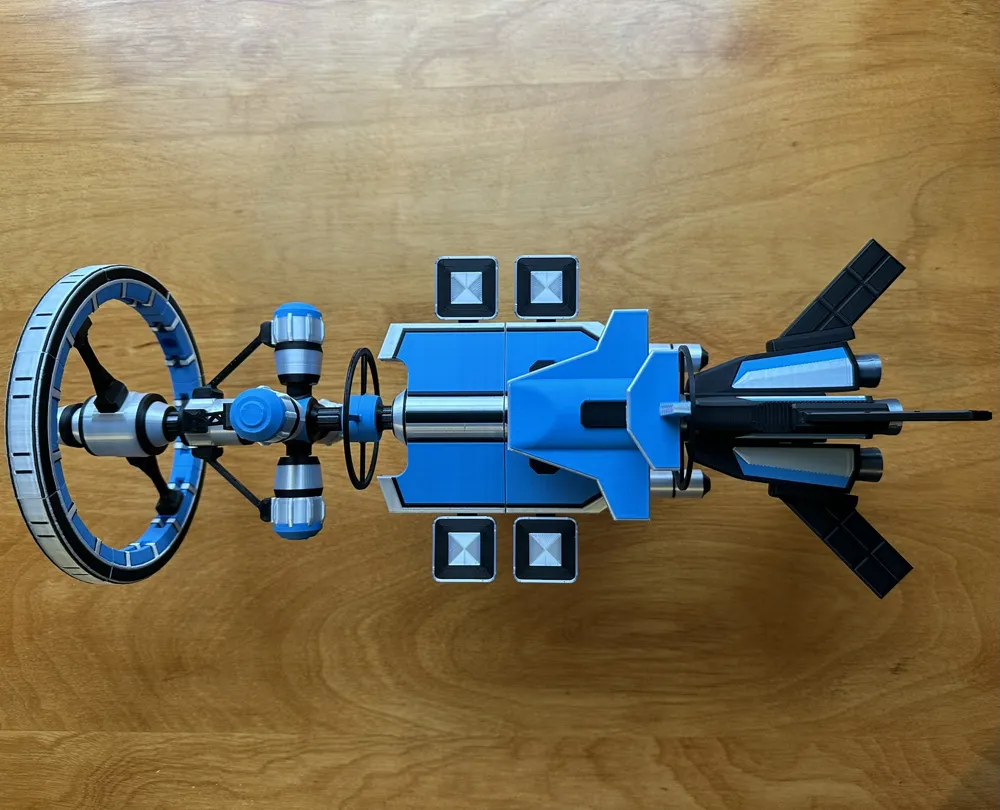 Exploration Frigate (Based off of No Mans Sky) - Free 3D Print Model - MakerWorld