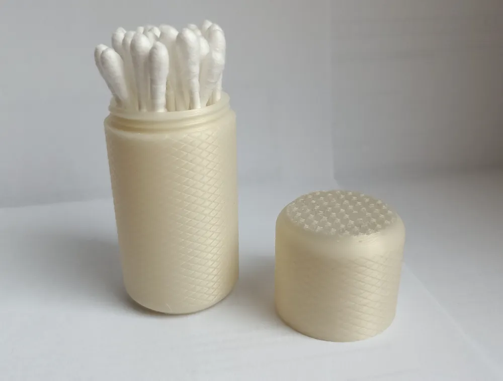 Travel container | Cotton swab | No supports by Viktor - MakerWorld