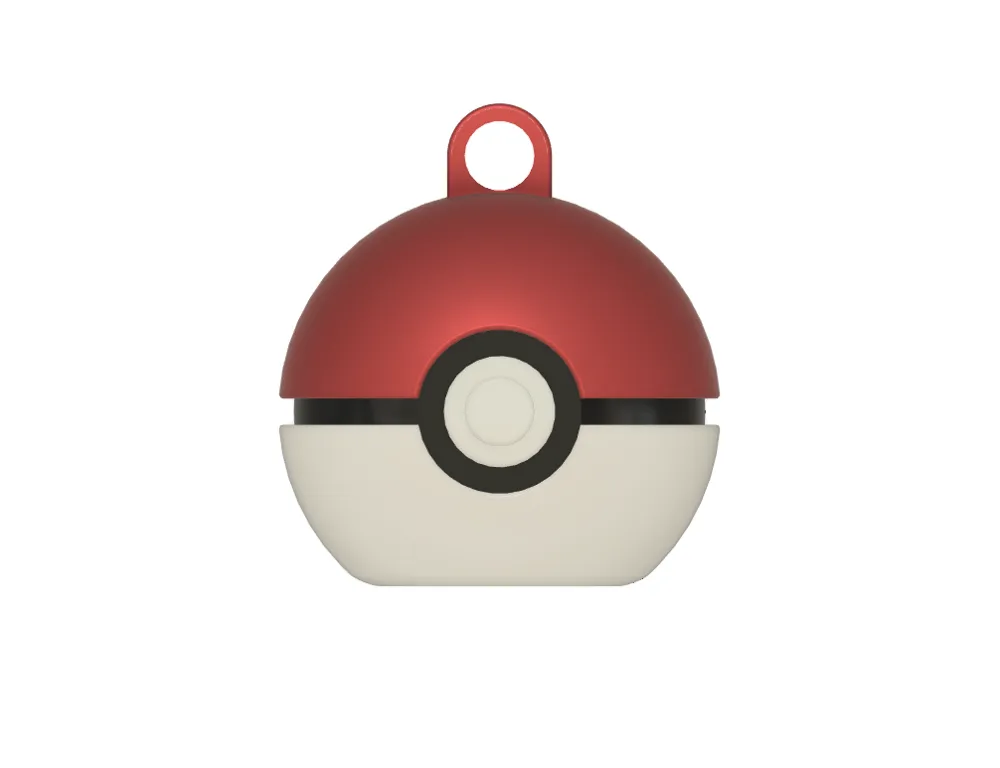Pokeball Keychain by printnproduce - MakerWorld