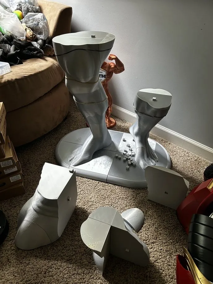 Life-Size Bodybuilder Statue, Multi-Part, Customze - Free 3D Print ...