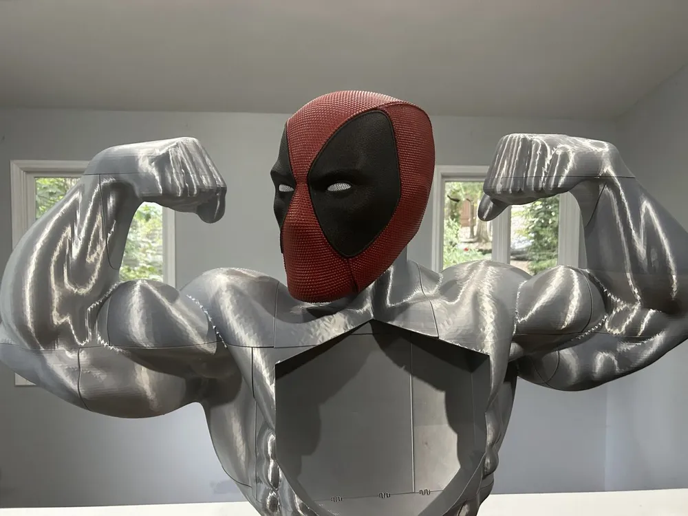Life-Size Bodybuilder Statue, Multi-Part, Customze - Free 3D Print ...