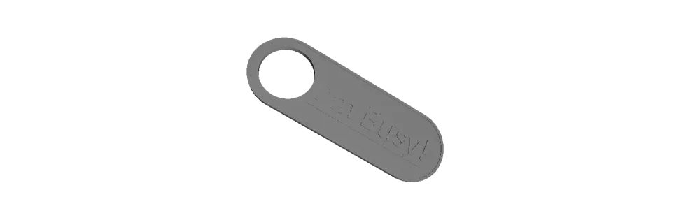 "I'm Busy!" door handle by Noto - MakerWorld